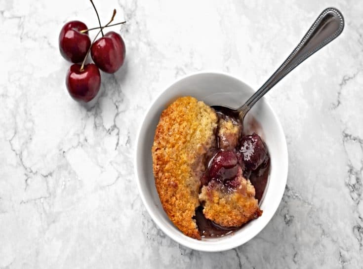 Easy Cherry Cobbler (With Bisquick) | Treat Dreams